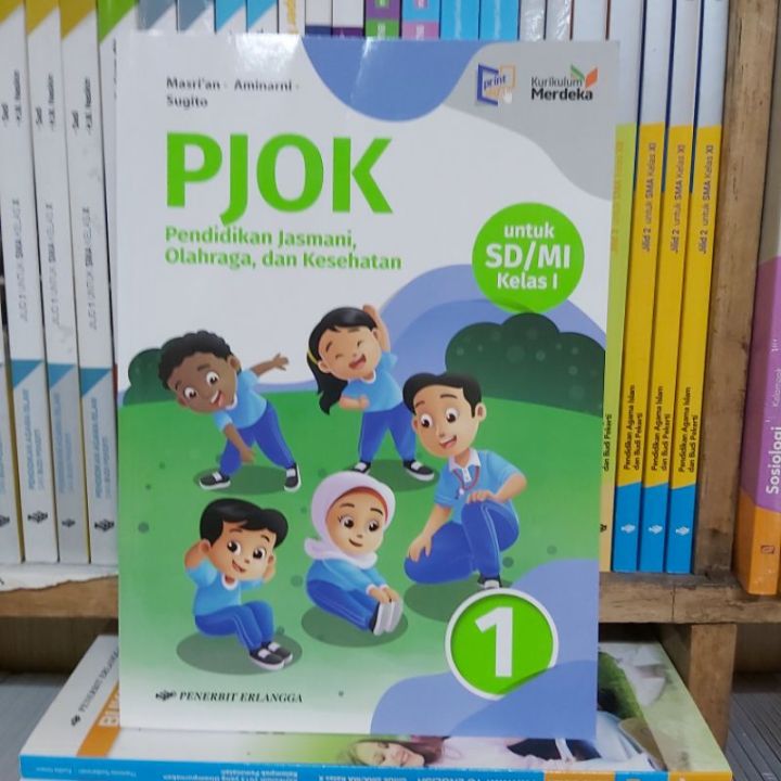 Buku PJOK Kelas 1 SD Kurikulum Merdeka Erlangga | Lazada Indonesia