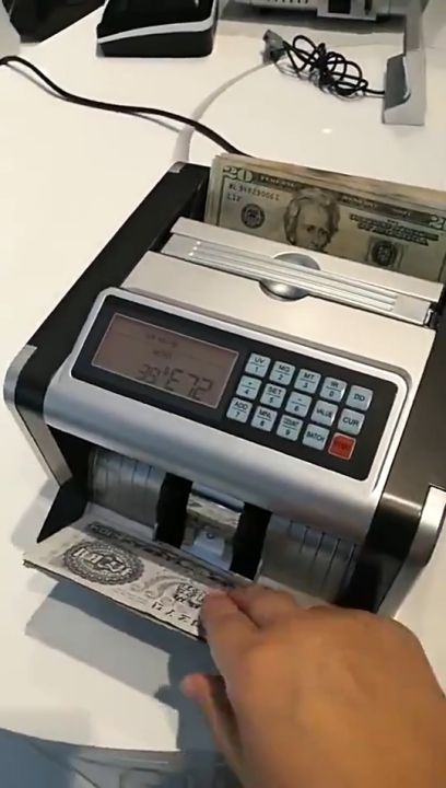 Automatic Money Bill Counter Machine Electronic Multi Currency UV/MG ...