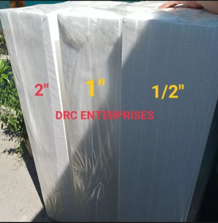 Styrofoam board in 2'x4' regular type P13 available in 1/2" , 1", and 2 ...