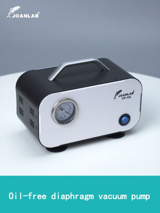 JOANLAB DC 12v Mini Oil-free Diaphragm Vacuum Pump Laboratory Filter Pump Portable Negative ...