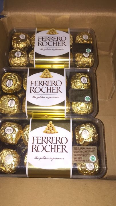 COKLAT FERRERO ROCHER 16 T | Lazada Indonesia