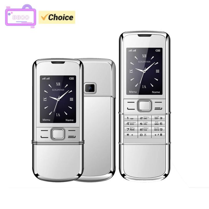New Classic 8800 Slider Phone 2.4inches Screen 2G GSM Dual SIM Dual ...