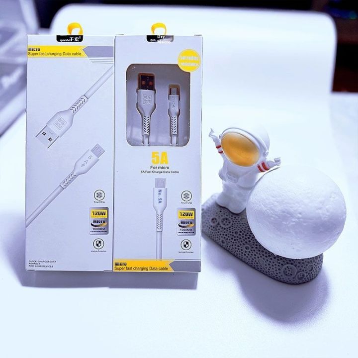 Mettle Vault Super Fast Charging Data Cable with 120W Power for Micro ...