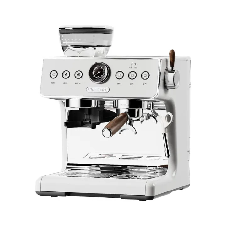 Lumos Bari | Espresso Machine with Built-in Grinder Strong Steam ...