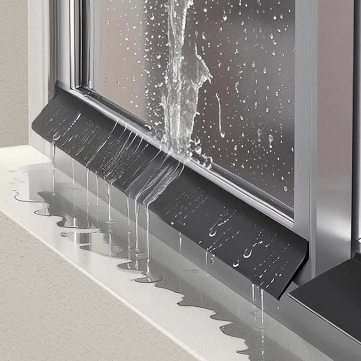 2m TPE Window Water Blocking Bar BalconySelf Adhesive Waterproof ...