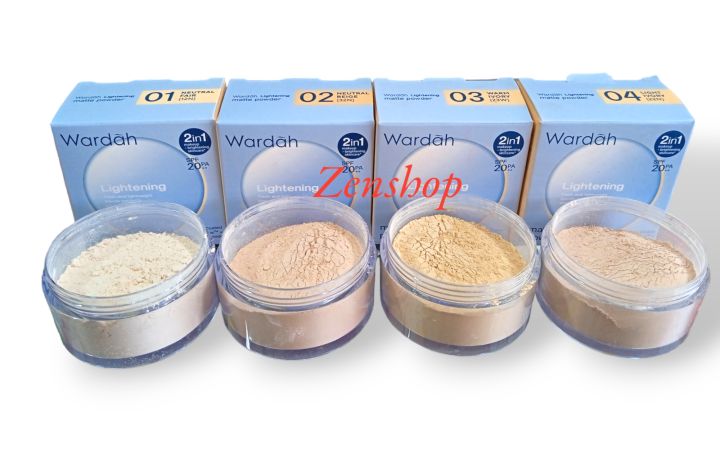 WARDAH Lightening Matte Powder 20g - Bedak Tabur | Lazada Indonesia