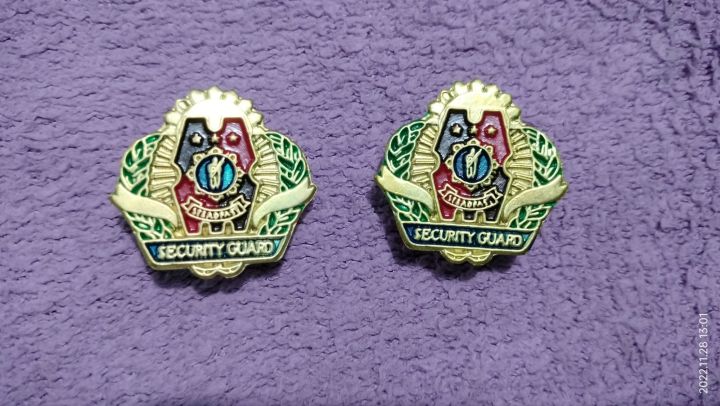 COLLAR PIN- SECURITY GUARD | Lazada PH