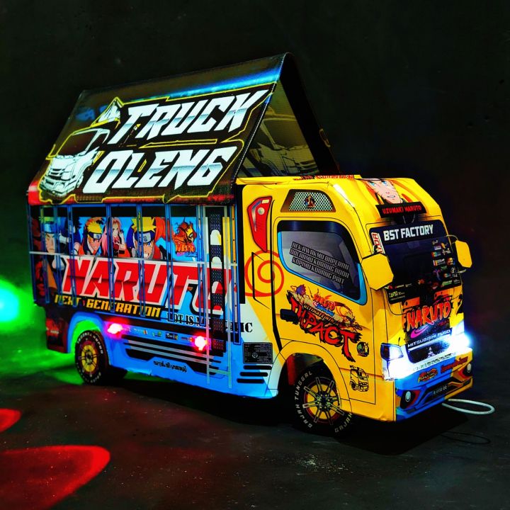 miniatur truk oleng murah uk 30 cm truck oleng trek oleng trak oleng ...