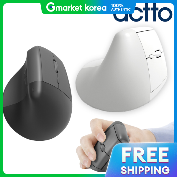 ACTTO | Wireless Vertical Mouse Bluetooth Silent Wrist Protection ...