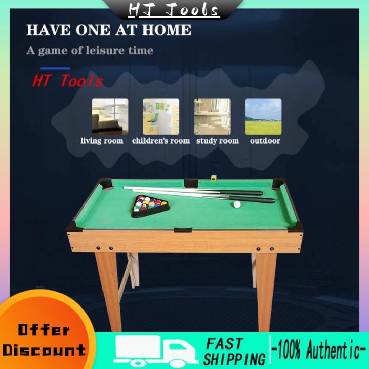 27x14 inches Mini billiard Table for Kids wooden with tall feet pool ...