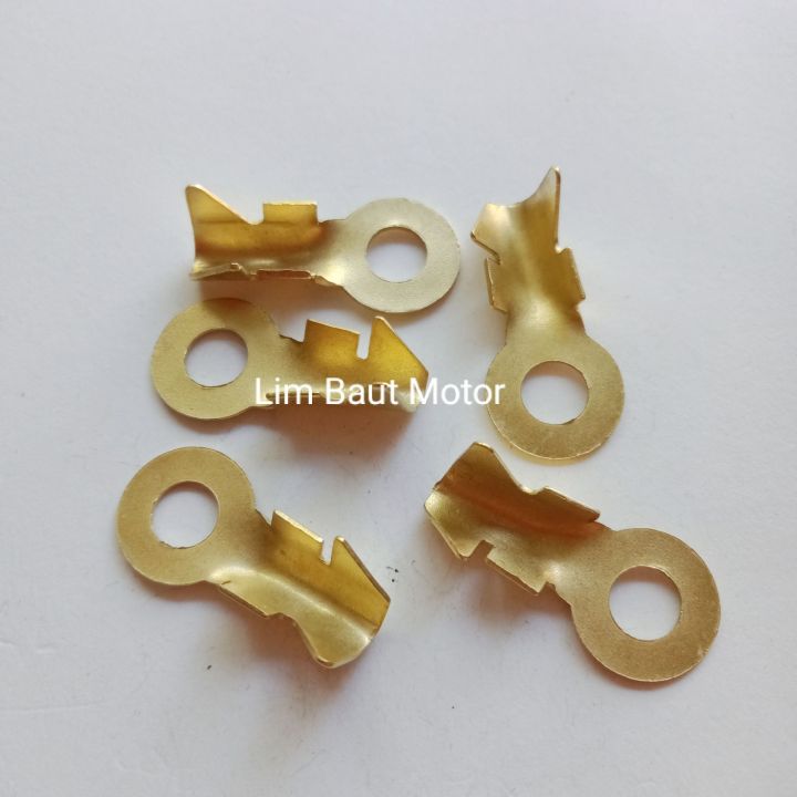 Lim Baut Motor terminal aki bulat skun aki 8 / 5mm ( 5 biji ) | Lazada ...