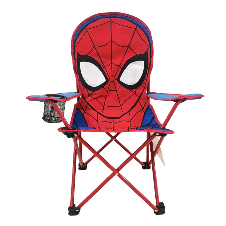 Children's Outdoor Folding Camping Chair Spiderman Cartoon Portable ...