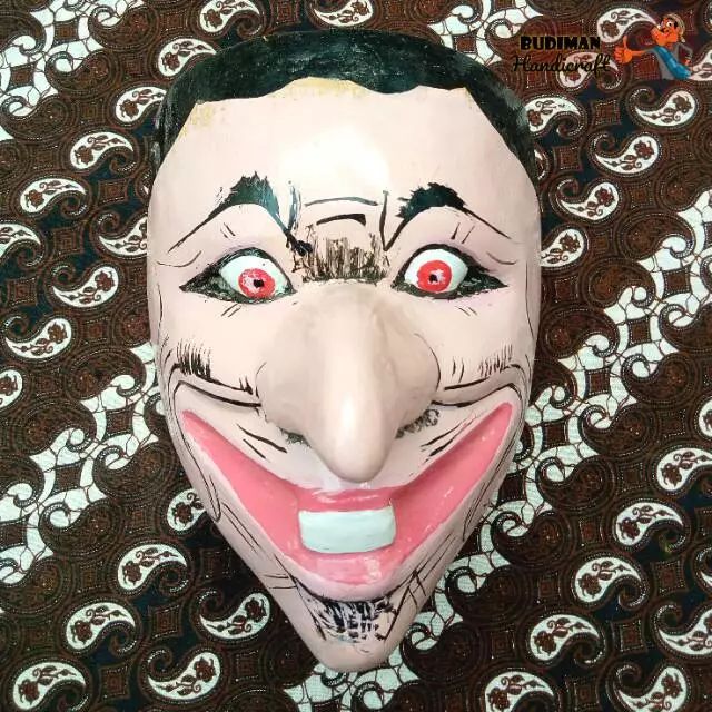 Topeng Wayang Dawala | Topeng Tari Kelana Dawala | Lazada Indonesia