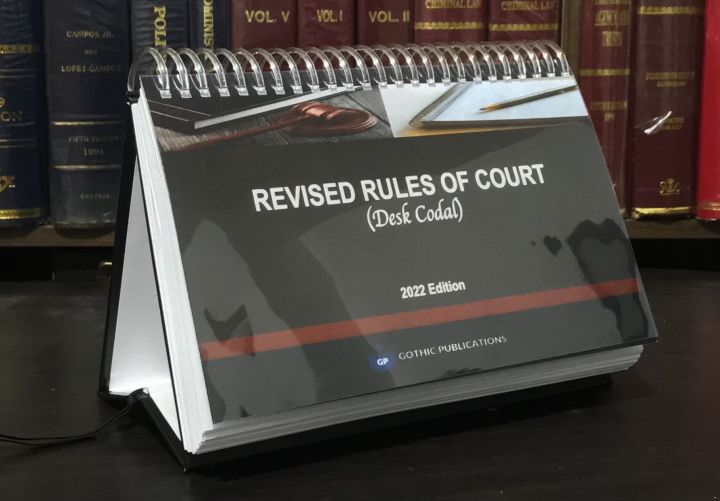 Revised Rules of Court (Desk Codal) (2022 Edition) | Lazada PH
