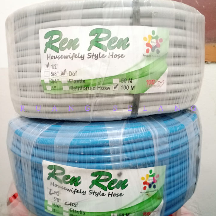 Selang Air 50 Meter 1/2 Inch 1 MM Dop Selang Air Elastis Selang Air ...