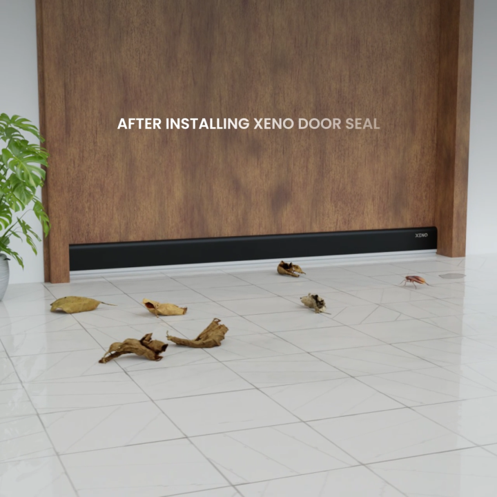 XENO Auto Door Seal for Bottom Gap - Blocks Dust, Insects, Noise, etc ...