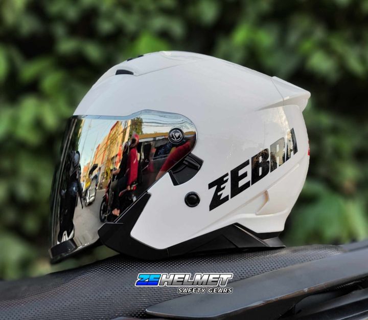 ZEBRA YM 902 HALF FACE DUAL VISOR | Lazada PH