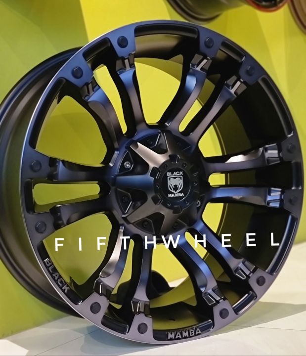 20 inch Mags Black Mamba (Fortuner, Montero, Everest, Pajero, Ranger ...