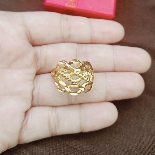 10k us gold ring non tarnish for women (8) | Lazada PH
