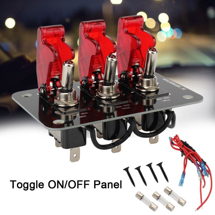 20a Toggle Switch Panel With Fuse Car Switch Panel Ignition Switch