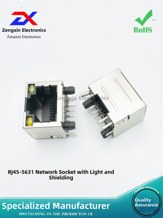 Shielded RJ45 Network Socket 5631 Horizontal Network Port Female Seat ...