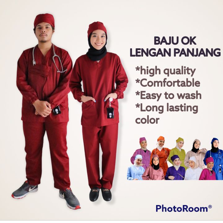 Baju Jaga Set Baju Lengan Panjang Lazada Indonesia