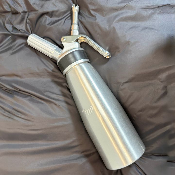 500Ml ครีมปืนสแตนเลสครีมโฟมครีมสแตนเลสฝังแจกันไนโตรเจน Siphon Reusable ...