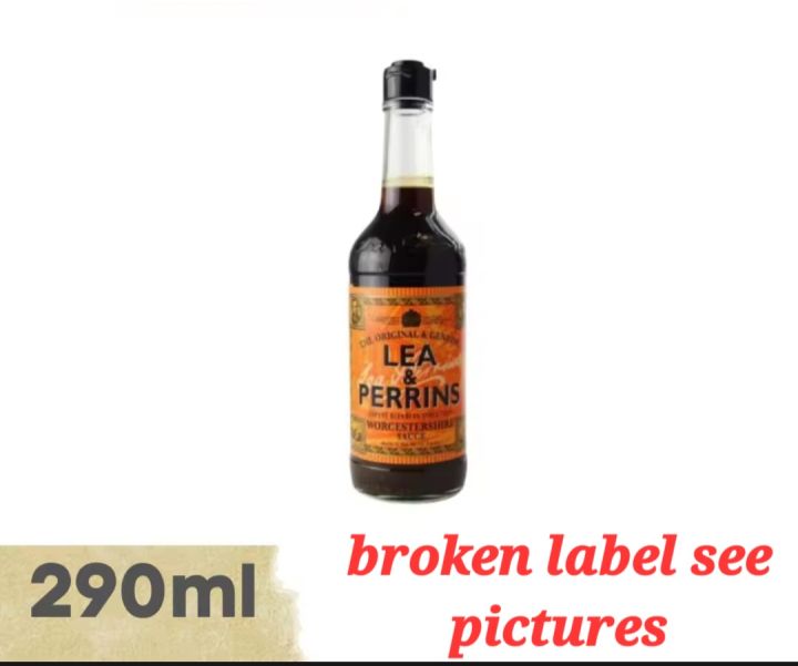 LEA & PERRINS WORCESTERSHIRE SAUCE 290ML BROKEN LABEL | Lazada PH