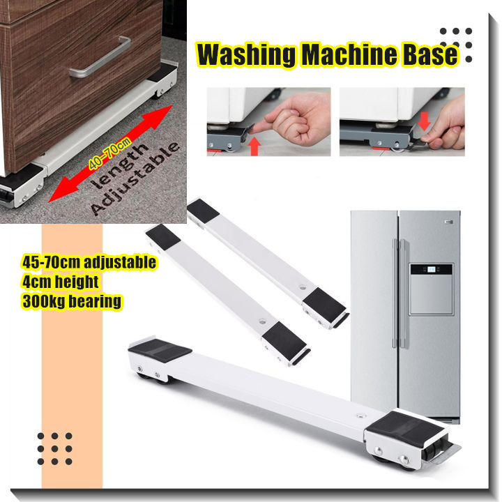 Washing Machine Stand Base Ajustable Refrigerator Stand Roller ...