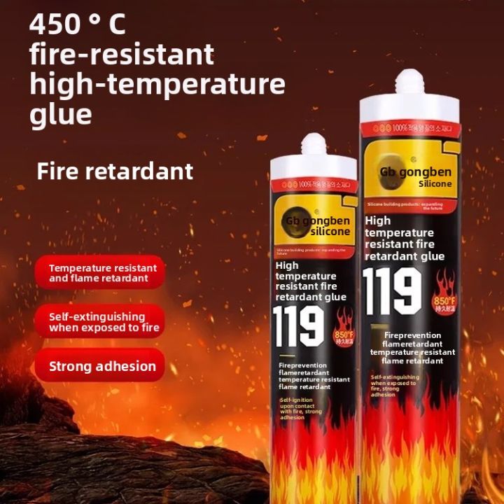 High Temperature Resistant Sealing Glue Black Waterproof Glass Glue for ...