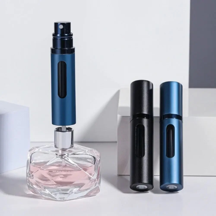 5ml Glass Refillable Perfume Bottle with Spray Scent Pump Portable ...