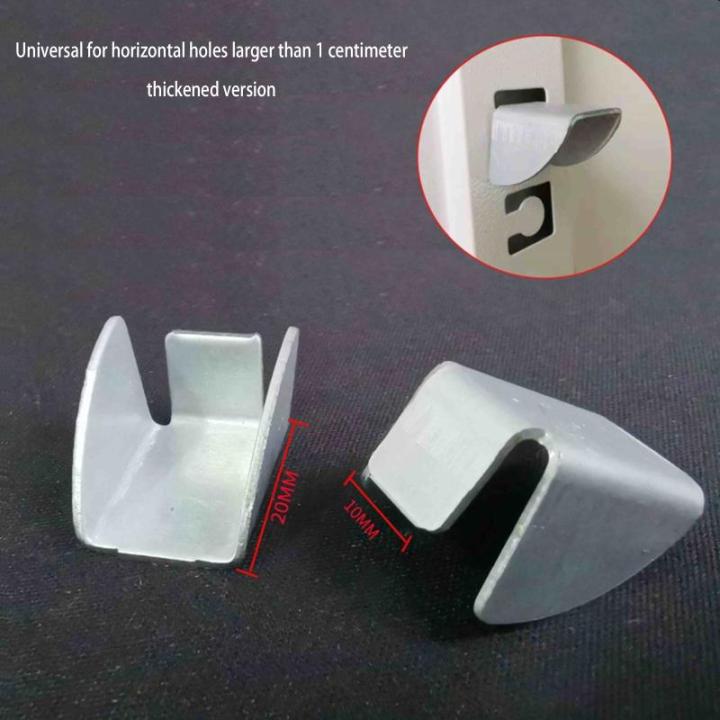 10-Pack Metal Shelf Support Clips Triangle Brace Reinforced Replacement ...