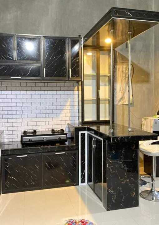 Kitchen set aluminium minimalis | Lazada Indonesia