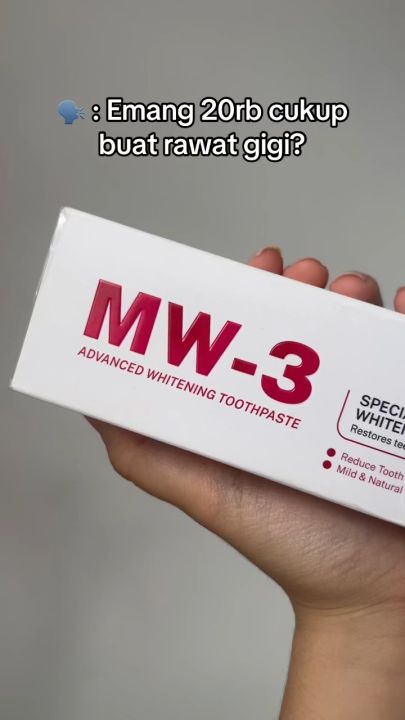 METOO MW-3 Advanced Whitening Toothpaste 100g - Gigi Putih / Bebas ...