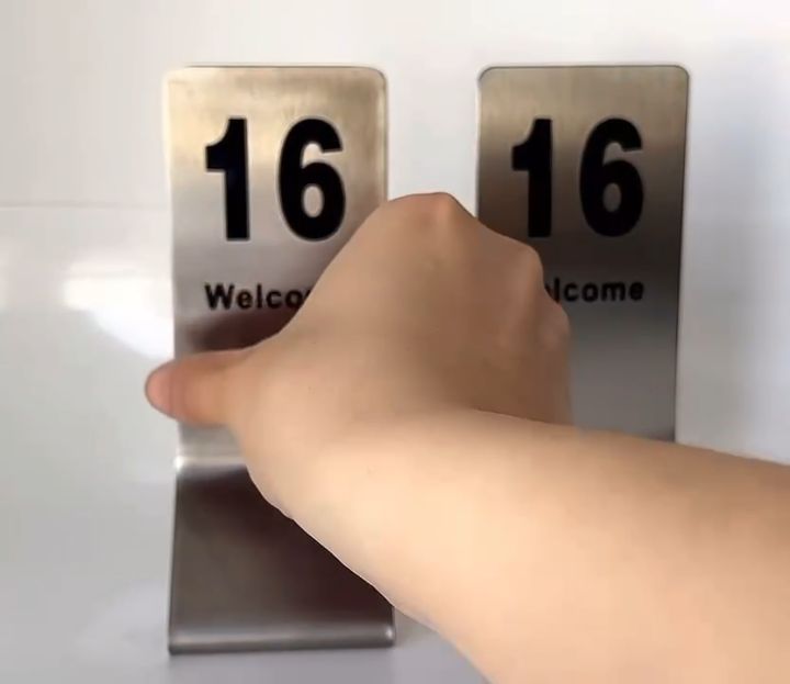 1-10 Restaurant table queue, meal tickets with stainless steel table ...