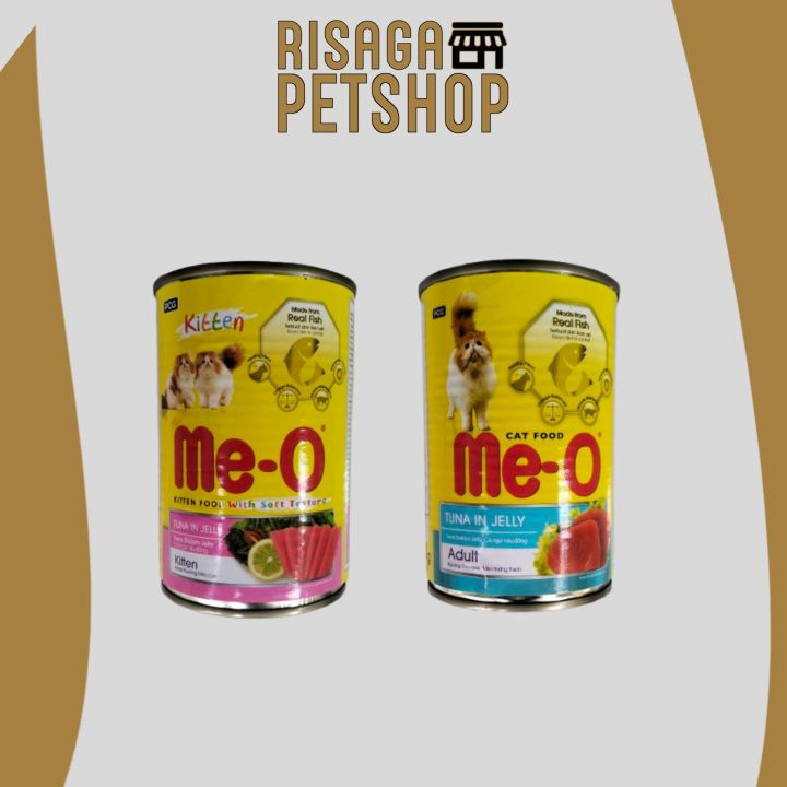 Meo Kaleng Makanan Basah Kucing Kitten dan Dewasa Rasa Tuna 400gr ...