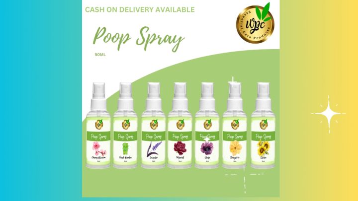 WPC Poop Spray 50ml Toilet Deodorizer Also for Pet Deodorant Biological ...