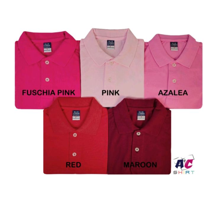 Blue Corner Plain Unisex (Men's) Poloshirt | Lazada PH