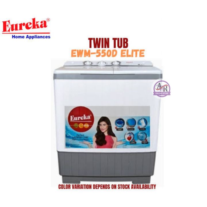EUREKA TWIN TUB WASHING MACHINE EWM-550D ELITE | Lazada PH