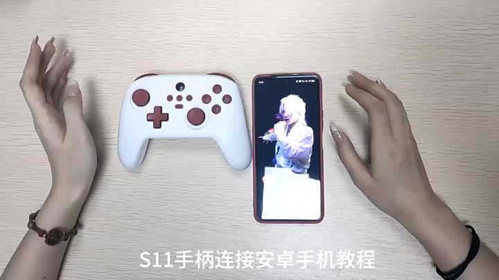 S11 Wireless Gaming Controller Type-C Interface with Motor & Turbo ...