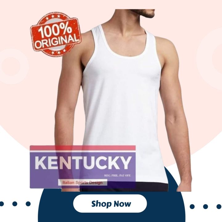 KENTUCKY SANDO FOR ADULTS ORIGINAL 100% PURE COTTON PACK OF 6 | Lazada PH