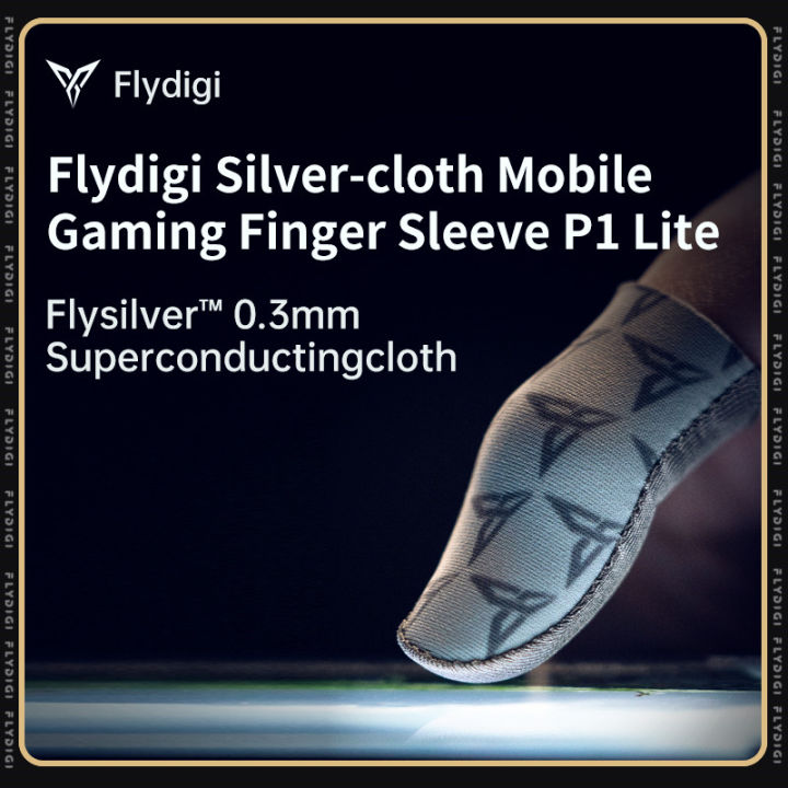 Original Flydigi P1 lite Silver-cloth Mobile Gaming Finger Sleeve For ...