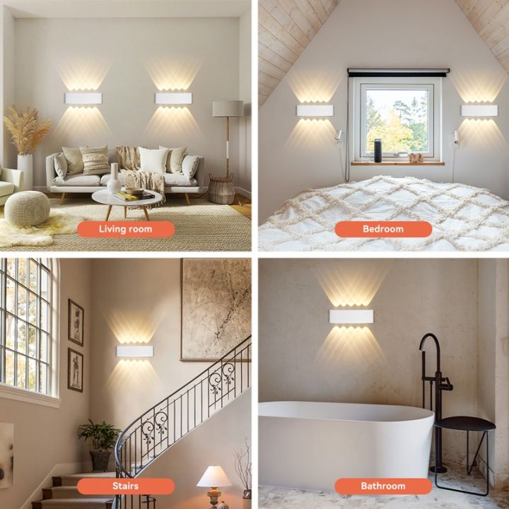 [🔥Buy 1 Get 1 Free] LED Wall Light Aluminum Wall Lamp Outdoor ...