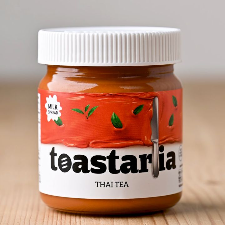 Toastaria Thai Tea Milk Spread ไม่เติมน้ำตาล สเปรดชาไทยสำหรับทาขนมปัง ...