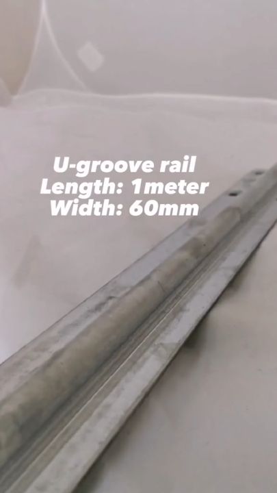 80S U-Groove Rail for Sliding Gate Sliding Rail Track | Lazada PH