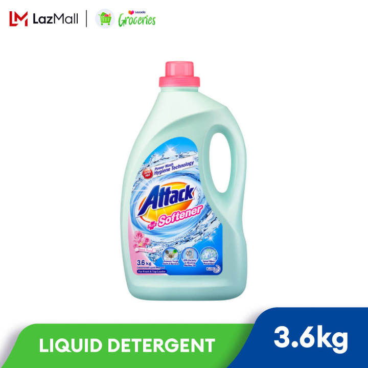Attack Liquid Detergent plus Softener (LATS) (3600g) | Lazada