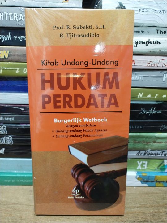 Buku KITAB UNDANG-UNDANG HUKUM PERDATA Burgerlijk Wetboek BW | Lazada Indonesia