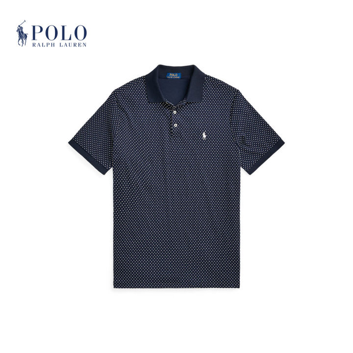 Polo Ralph Lauren Men's Preppy Dot Interlock Polo Shirt | Lazada PH