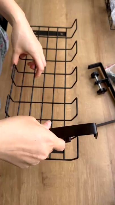 Loading Capacity 15KG Desk wire Cable Management Wire Organizer Under ...