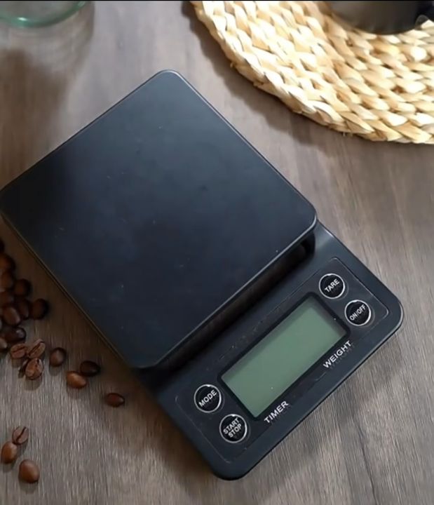 Black electronic scale 5kg/10kg/3kg kitchen Weighing scale Digital ...